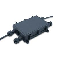 China Flexible In Line 96 Cores Fiber Splice Enclosure 4 Ports Optical Cable Connection IP68 Protection for sale