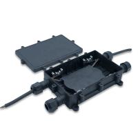China Flexible In Line 96 Cores Fiber Splice Enclosure 4 Ports Optical Cable Connection IP68 Protection for sale
