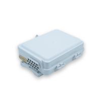 China 1:16 PLC Fiber Optic Splitting FTTH Splitter Box Wall Pole Mounting IP65 Protection for sale