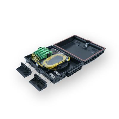 China Optical Cable Distribution FTTH Splitter Box 1:16 Non Breaking Entrance Buckled Cover Wall Mounting IP65 for sale