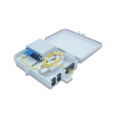 China FTTH Fiber Optic Splitter Box Supporting Insert Type PLC With 16 Cores Capacity for sale