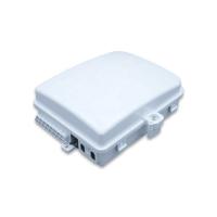 China 24 Cores Fiber Optic Distribution Box 1:16 Splitting Non Breaking Cable Entrance Wall Pole Mounting IP65 for sale