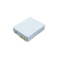 China Flipped Tray Fiber Panel FTTH Box with Two SC / 2LC Adapter Interfaces for sale