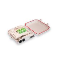 China 1:8 PLC Fiber Optical Splitting Box Wall / Pole Mounting With 3 Cable Inlets for sale
