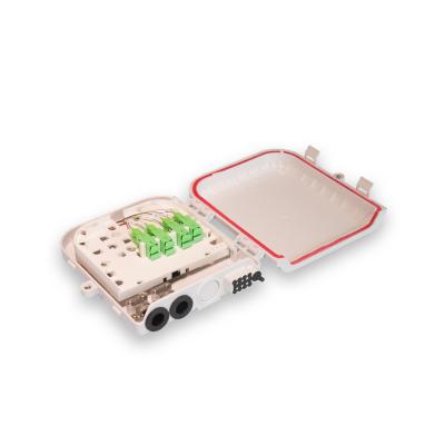 China 1:8 PLC Fiber Optical Splitting Box Wall / Pole Mounting With 3 Cable Inlets for sale