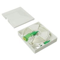 China Wall Mounting ABS Optical Fiber Panel With 2 Fiber Access Ports for sale