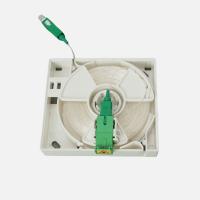 China Wall Mounting ABS Optical Fiber Panel With 2 Fiber Access Ports for sale