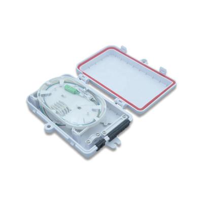 China Indoor FTTH Terminal Box 4 Core Wall Mounted Shock Resistant for sale