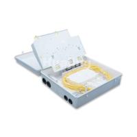 China Wall / Pole Mounting Fiber Optic Distribution Box 48 Cores With Waterproof Door Lock for sale