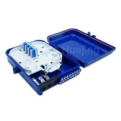 China IP65 Outdoor 1:16 3 Cable Inlets Fiber Optic Splitting Box Wall Pole Mounting Weatherproof Protection for sale