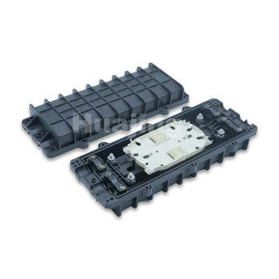 China ABS Flexible In Line Fiber Splice Enclosure 6 Ports 96 Cores Capacity for sale
