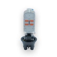 China 5 Ports Vertical Fiber Optic Closure Mechanical Sealing Supporting 1:32 PLC Splitter for sale