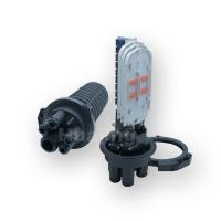 China 5 Ports Vertical Fiber Optic Closure Mechanical Sealing Supporting 1:32 PLC Splitter for sale