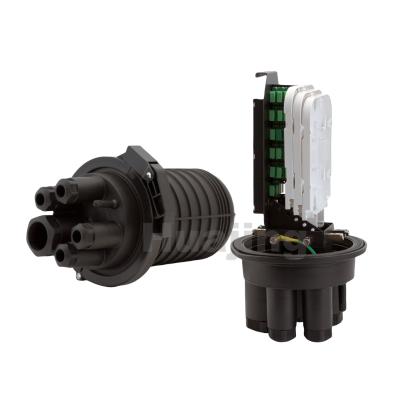 China 1:16 PLC Splitter 5 Ports Vertical Fiber Optic Closure Mechanical Sealing IP68 Protection for sale
