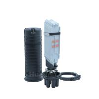 China Heat Shrinkable 144 Cores 5 Ports Vertical Fiber Optic Splice Enclosure Sealing IP68 Protection for sale