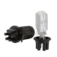 China 96 Cores 5 Ports Vertical Fiber Optic Splice Closure Heat Shrinkable Sealing IP68 Protection for sale