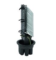 China Vertical Fiber Optic Splice Closure 432 Cores 5 Ports Mechanical Sealing IP68 Protection for sale