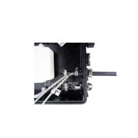 China Buckled Horizontal Fiber Optic Closure 72 Cores 1:16 PLC Splitter Optical Splicing IP65 Protection for sale