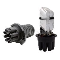 China MPP Vertical Fiber Optic Splice Closure 144 Cores 7 Ports Mechanical Sealing IP68 Protection for sale