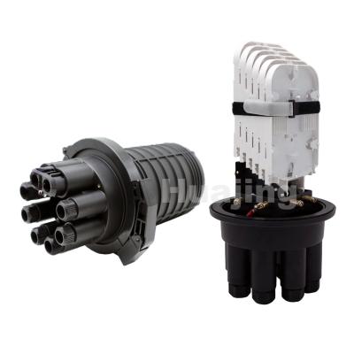 China MPP Vertical Fiber Optic Splice Closure 144 Cores 7 Ports Mechanical Sealing IP68 Protection for sale