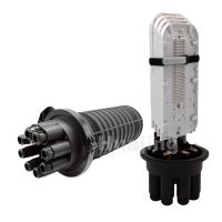 China 288 Cores 7 Ports Vertical Fiber Optic Closure Mechanical Sealing IP68 Protection for sale