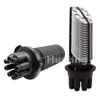 China MPP Vertical Optical Fiber Splice Closure 7 Ports 432 Cores Mechanical Seal for sale