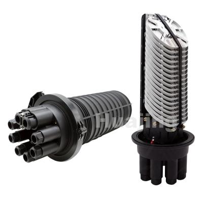 China MPP Vertical Optical Fiber Splice Closure 7 Ports 432 Cores Mechanical Seal for sale