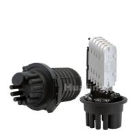 China Durable 144 Cores 11 Ports Vertical Optical Fiber Splice Closure Heat Shrinkable Sealing IP68 for sale