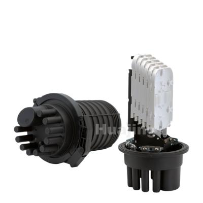 China Durable 144 Cores 11 Ports Vertical Optical Fiber Splice Closure Heat Shrinkable Sealing IP68 for sale