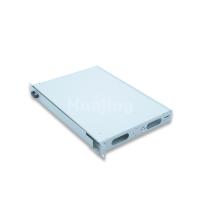 China Plastic Handle Rack Mount Fiber Termination Box Rotary Drawing Type 24 Cores for sale