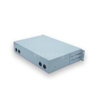 China Drawer Type Fiber Optic Terminal Box 19 Inch With Dustproof Protection Cover for sale