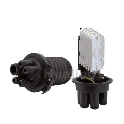 China Mechanical Sealing 144 Cores 5 Ports Vertical Fiber Optic Splice Closure IP68 Protection for sale