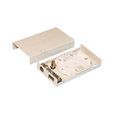 China Pigtail Type Optic Cable Termination Box Wall Mounted 12 Cores for sale