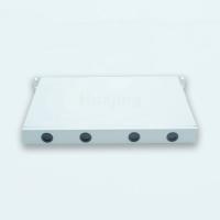 China 19 Inch Rack Mount Fiber Termination Box 48 Cores Dustproof 482.6 x 300 x 1U for sale