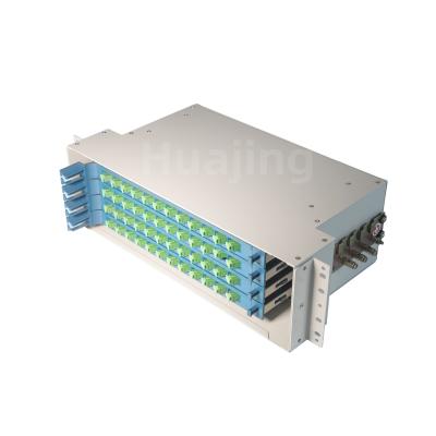China Cold Rolled Steel ODF Optical Distribution Unit Supporting SC FC ST LC Adapters for sale