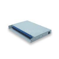 China 48 Cores 19Inch Rack Mount Fiber Termination Box Customized Adapter for sale