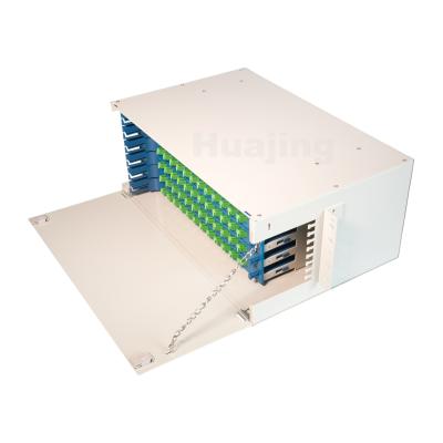 China 24-96 Cores ODF Fiber Distribution Unit With Cable Fixation Protection for sale