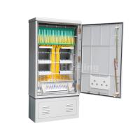China Snap On Adaptor Outdoor Cable Distribution Cabinet With Integrated Splicing Distribution Module for sale
