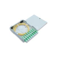 China Metal FTTH Fiber Termination Box 8 Cores Capacity With 2 Cable Entrance for sale