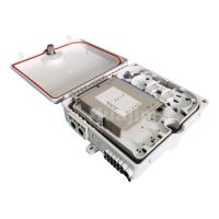 China 1:8 FTTH Splitter Box 12 Cores Capacity UV Resistant With None Cable Breaking for sale