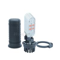 China IP68 Rated 144 Cores 11 Ports Vertical Fiber Optic Splice Enclosure Heat Shrinkable Sealing Protection for sale