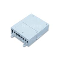 China Compact Fiber Optic FTTH Splitter Box 1:8 Wall Mounting With 1 Cable Inlet for sale