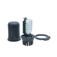 China Vertical Fiber Optic Splice Enclosure 72 Cores 11 Ports Heat Shrinkable Sealing for sale