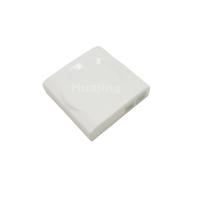 China ABS Fire Retardant Optical Fiber FTTH Box Compact 80x80x20.5mm for sale