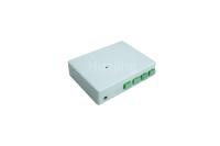 China 4 Cores FTTH Fiber Termination Box Supporting Unbroken Cable Access With 3 Cable Inlets for sale