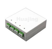 China ABS Optical Fiber FTTH Panel 80x80x28mm Size With 4 SC Adapter Interfaces for sale