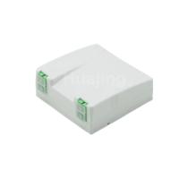 China Compact FTTH Optical Fiber Panel 86x86x34mm With 4 SC Adapter Interfaces for sale