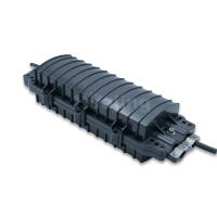 China Splicing Flexible In Line Fiber Optic Closure 4 Ports 168 Cores Silicon Rubber Sealing for sale