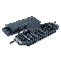 China Splicing Flexible In Line Fiber Optic Closure 4 Ports 168 Cores Silicon Rubber Sealing for sale