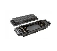 China Compact 4 Ports 144 Cores Flexible In Line Optical Fiber Splice Closure Cable Connection IP68 for sale